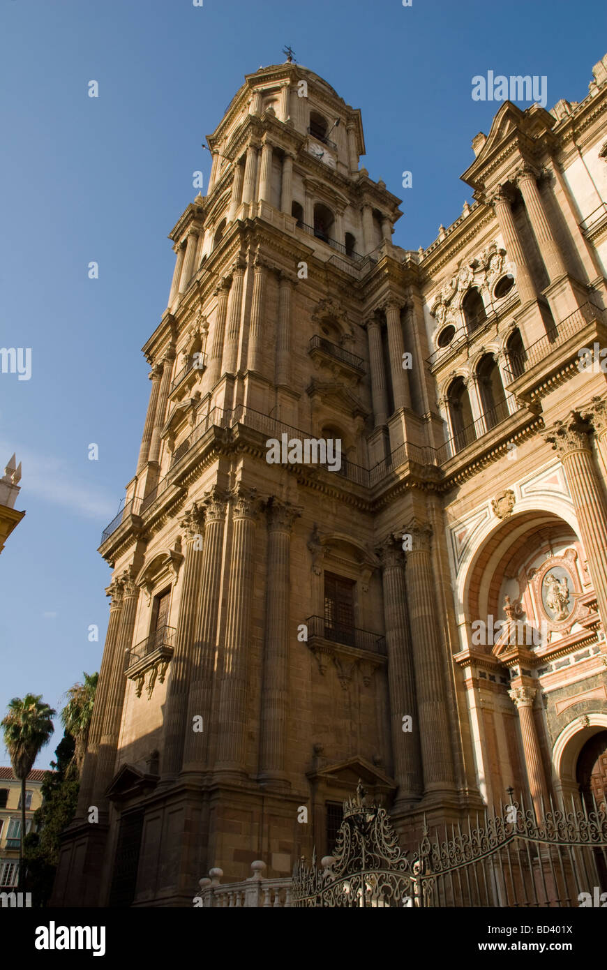 Malaga Cathedral La Manquita Stock Photo - Alamy