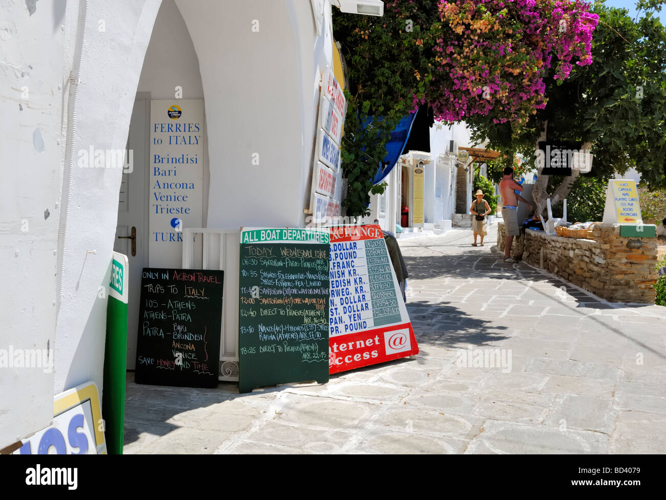 Ios Island has good ferry and catamaran connections for day trips to ...