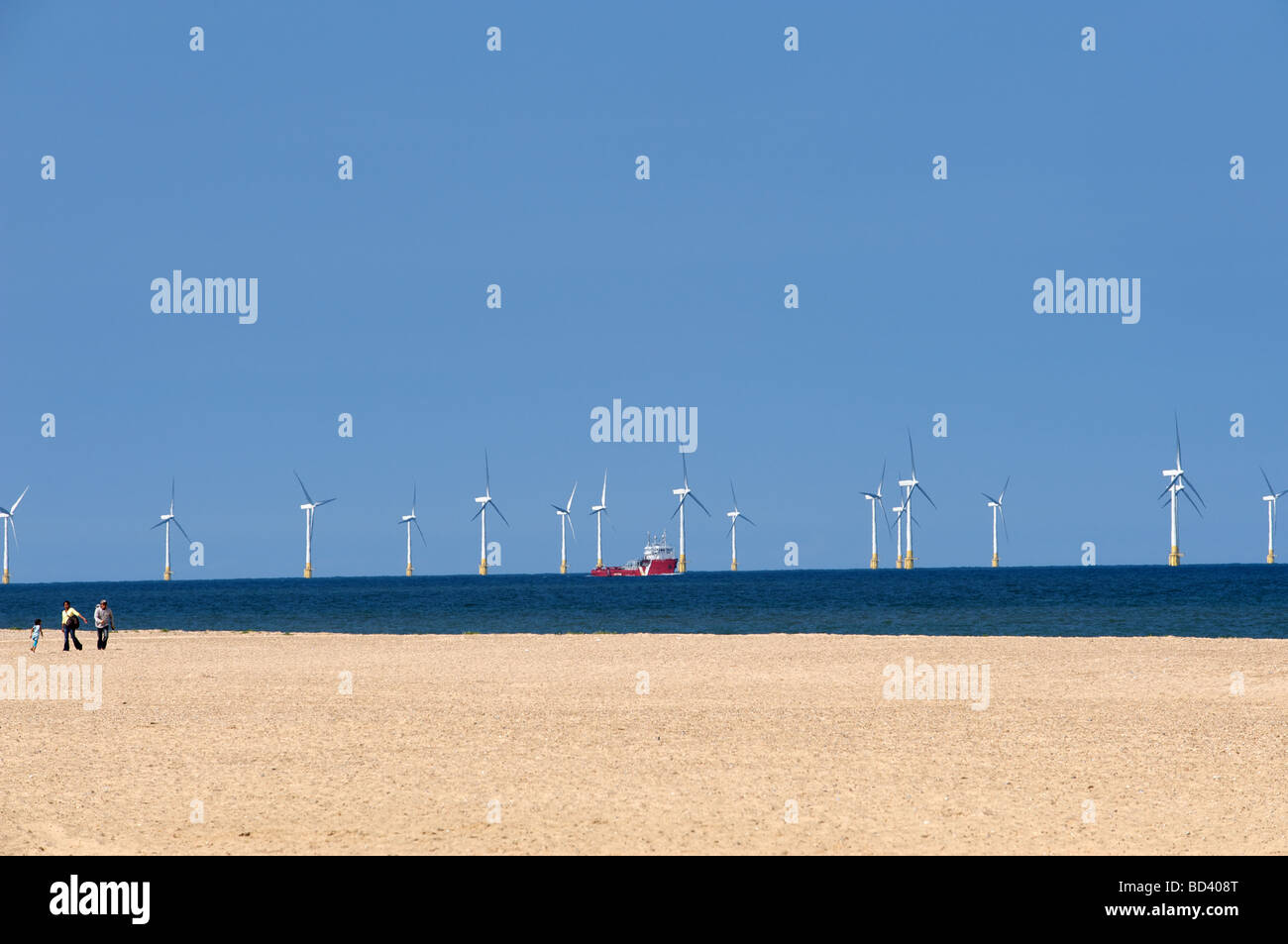 Offshore wind farm, UK Stock Photo - Alamy