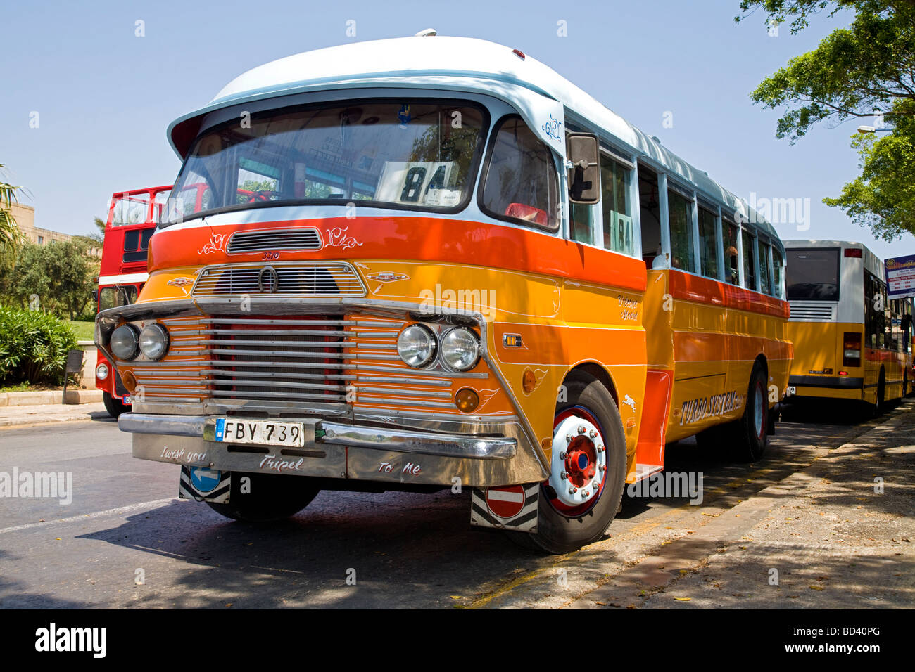 Valletta malta bus omnibus hi-res stock photography and images - Alamy