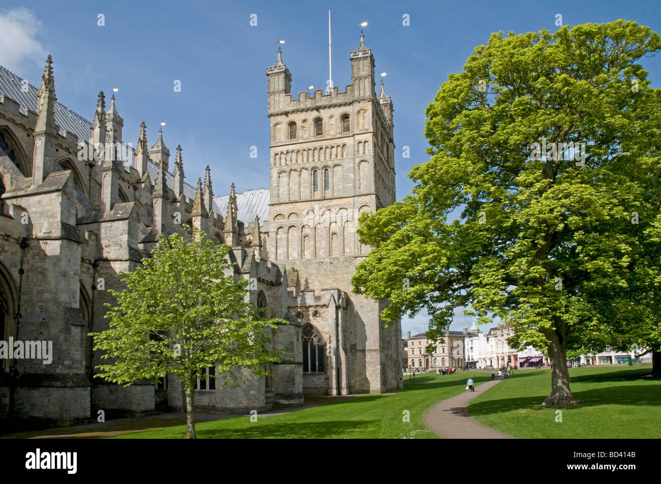 Exeter Cathedral, Devon Stock Photo - Alamy