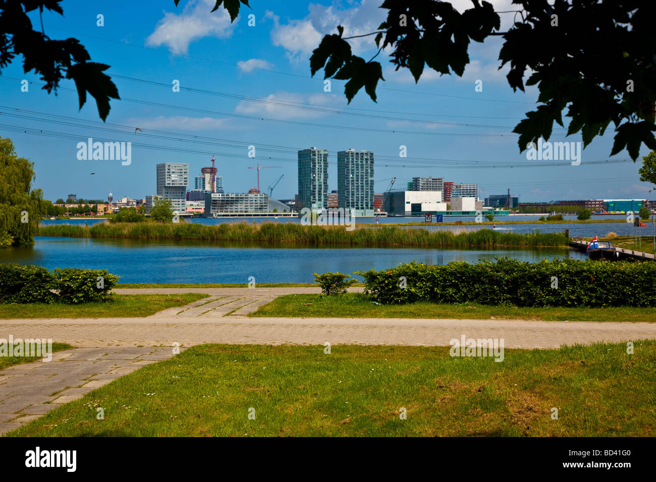 Cityscape of Almere Flevoland Netherlands Stock Photo - Alamy
