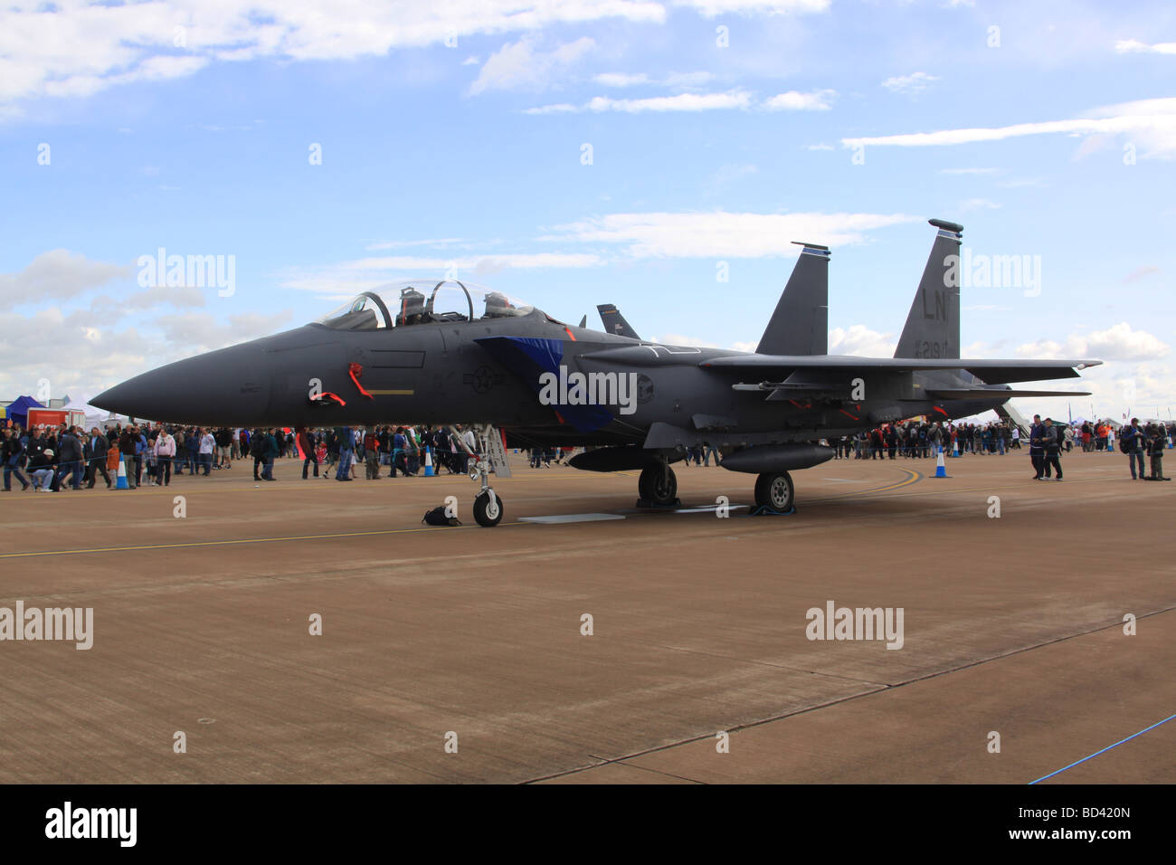 USAF F15 Eagle in flight Stock Photo - Alamy