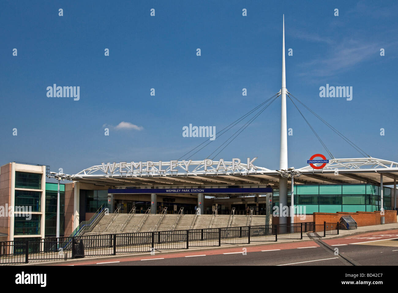 Wembley Park Train Station for Wembley Stadium London England Thursday ...