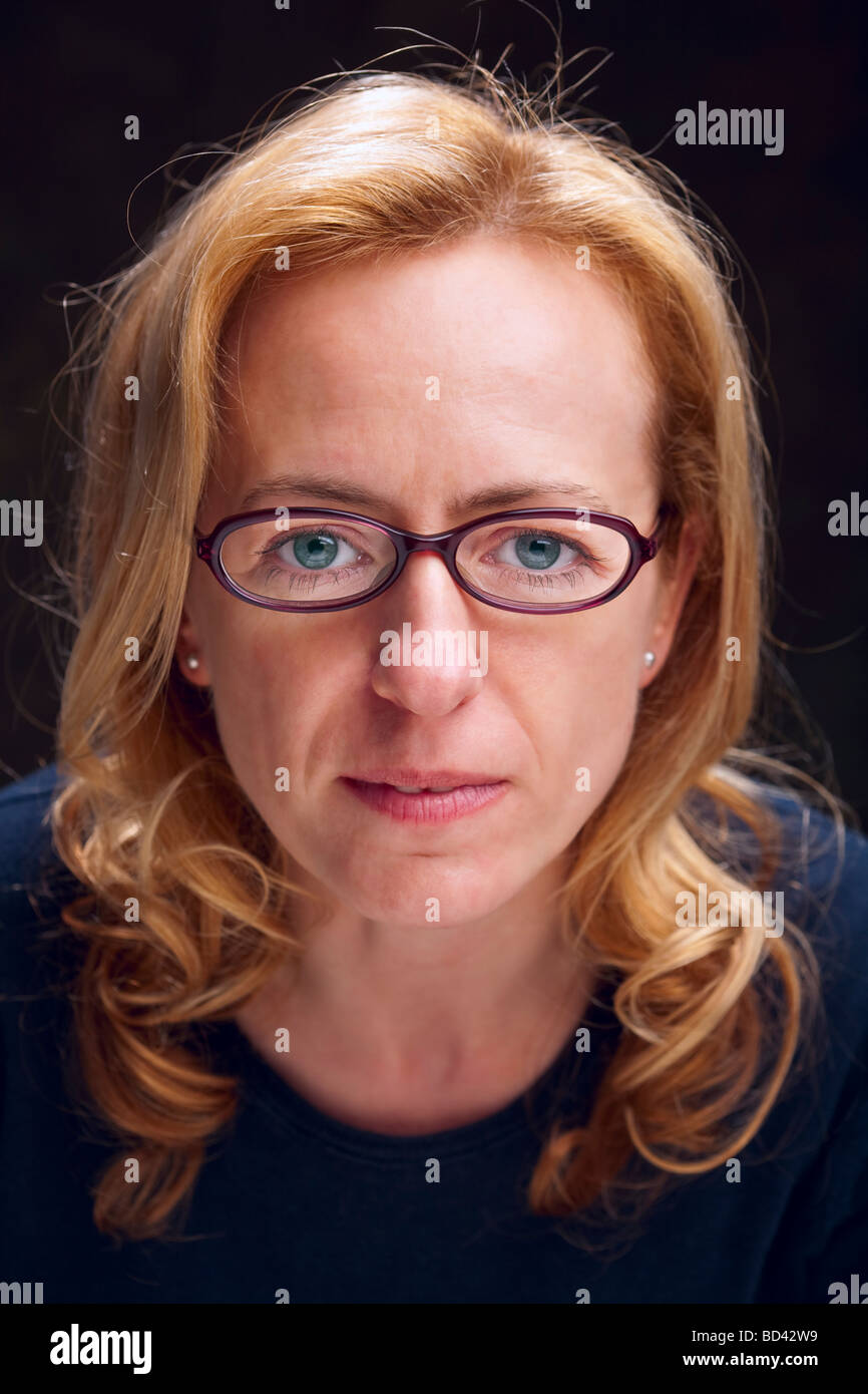 Geeky woman hi-res stock photography and images - Alamy