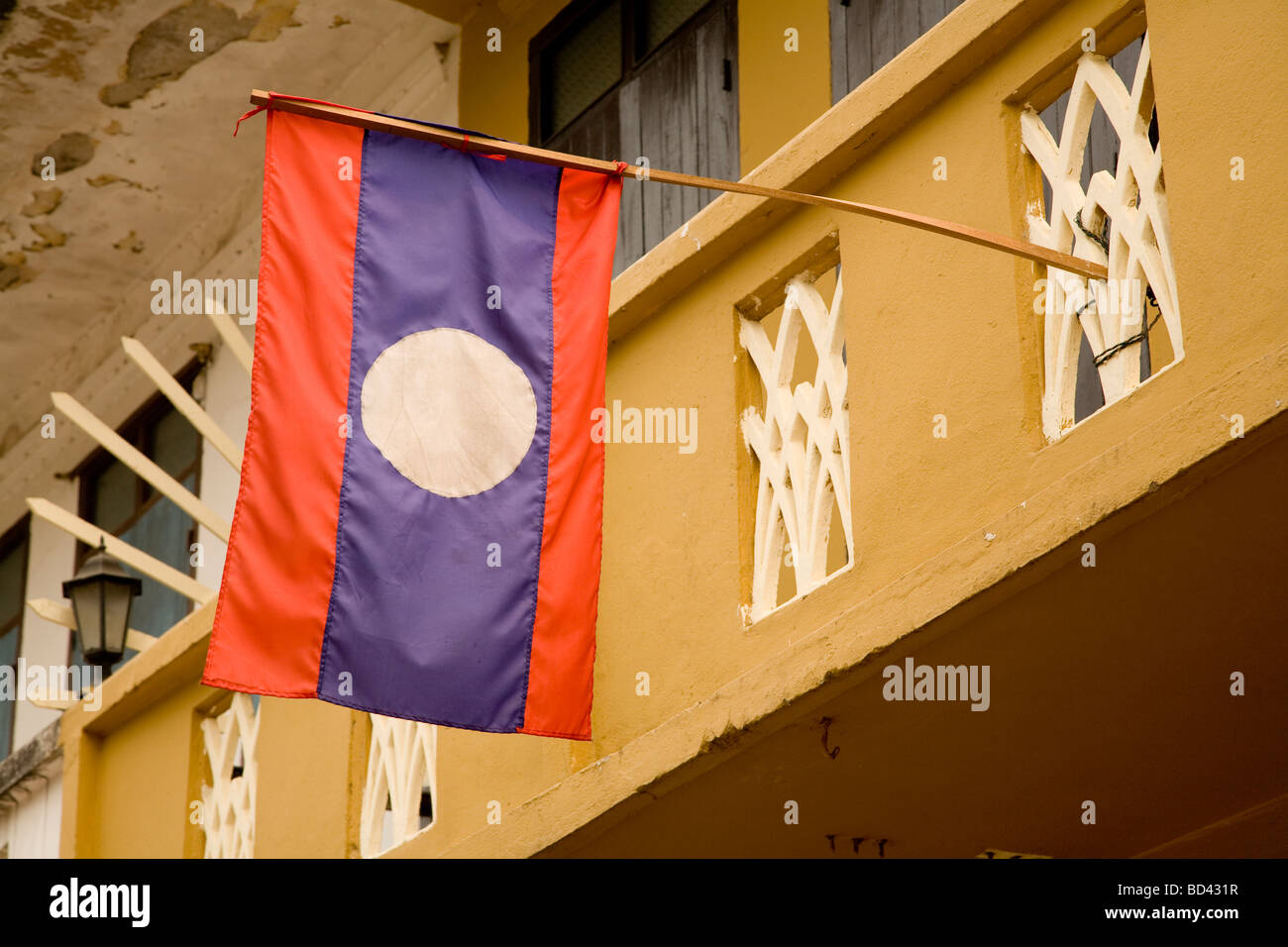 Lao flag hi-res stock photography and images - Alamy