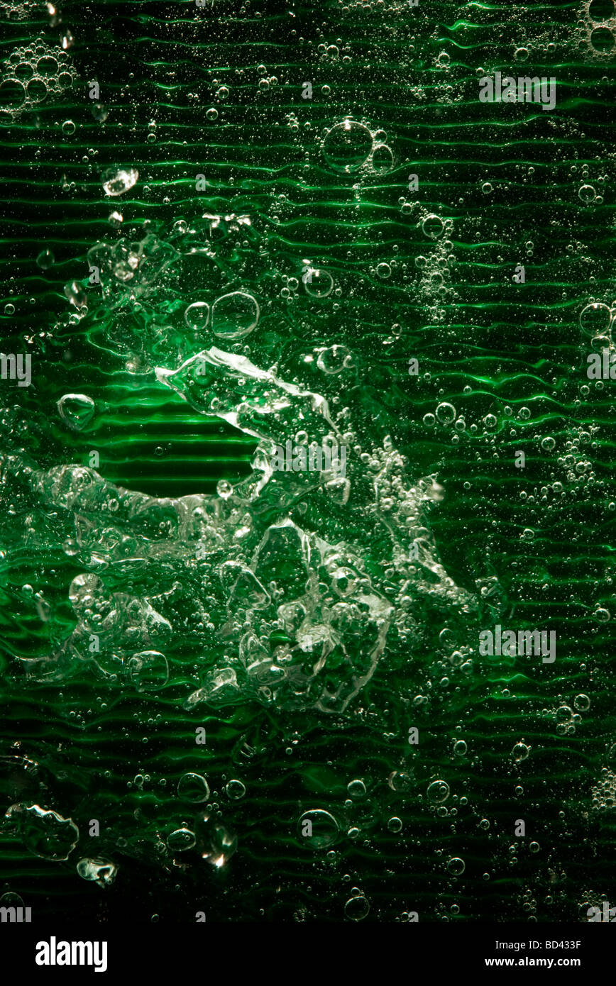 Abstract green water splash hi-res stock photography and images - Alamy