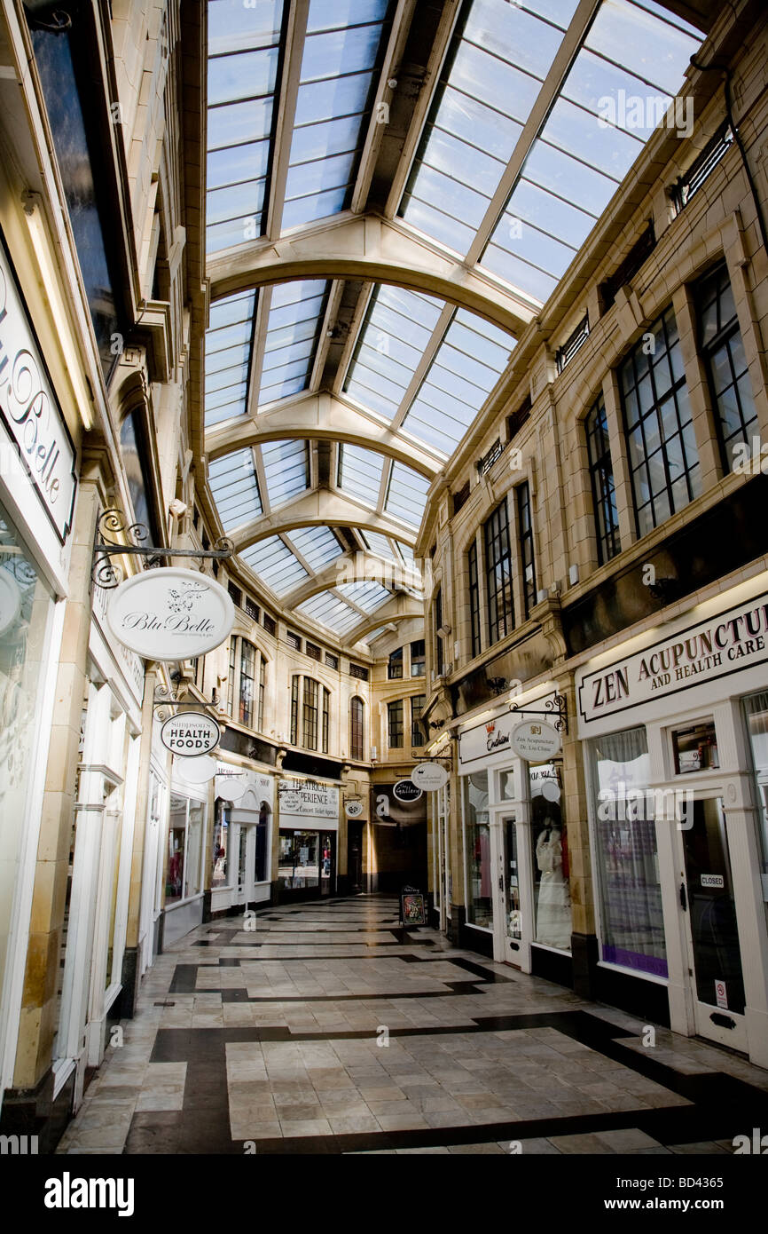 The Royal Arcade in Worthing town Center, West Sussex UK Stock Photo ...