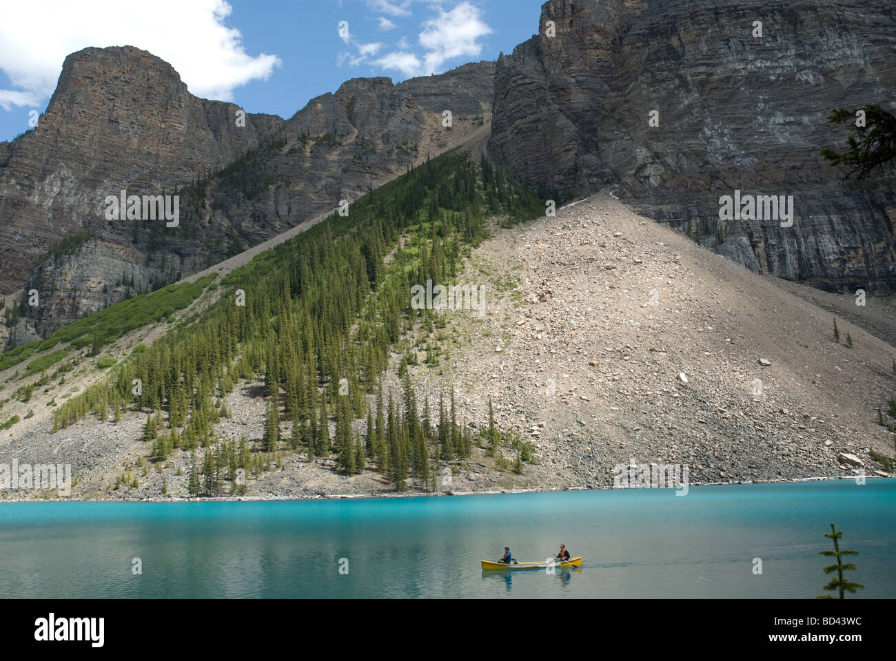 Morraine Lake in Banff National Park. Canadian Rocky Mountain Parks ...
