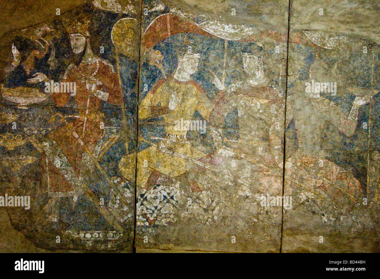 Frescoes from Ancient Sogdian Penjikent at the National Museum of ...