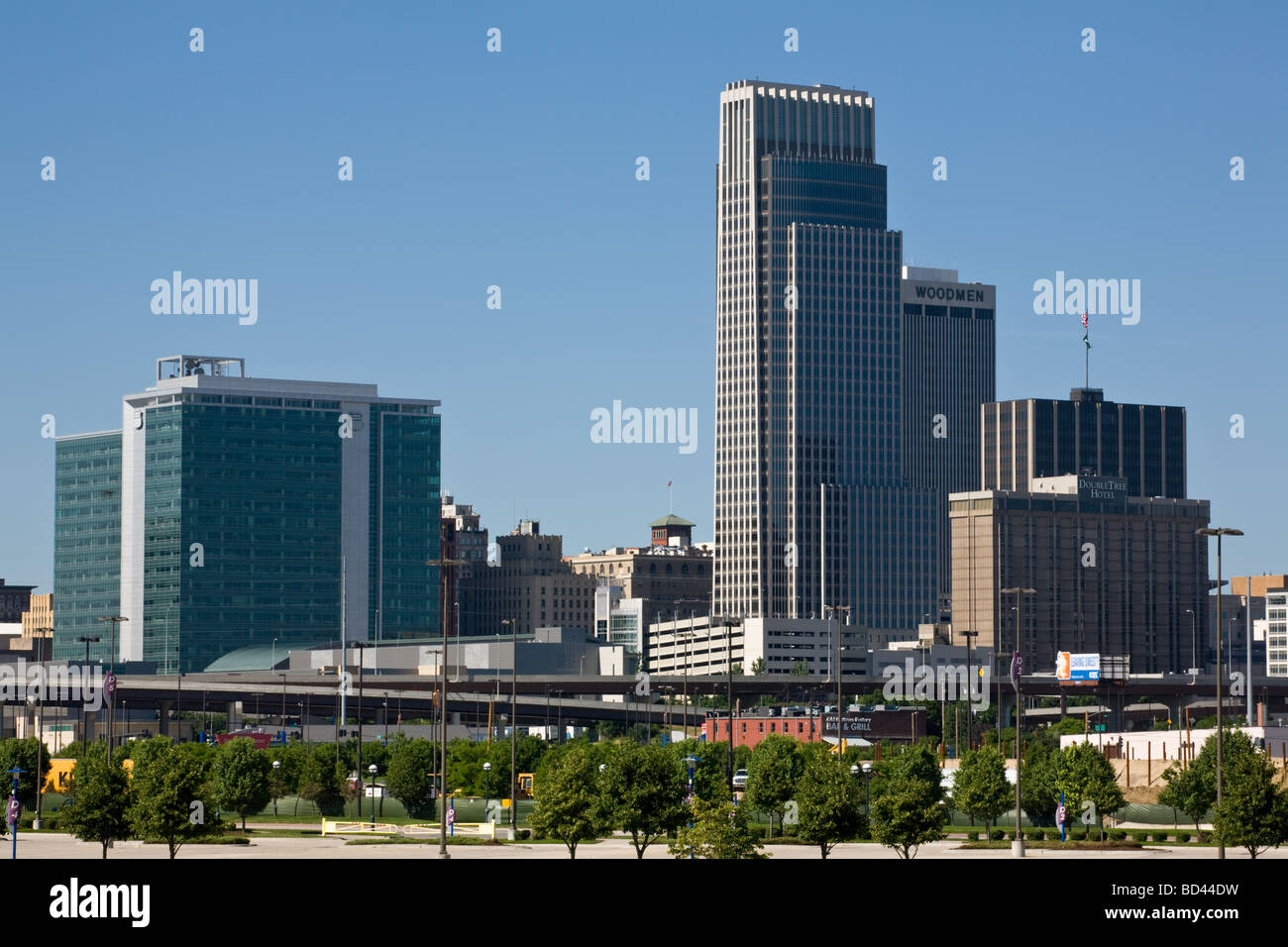 Nebraska omaha skyline hi-res stock photography and images - Alamy