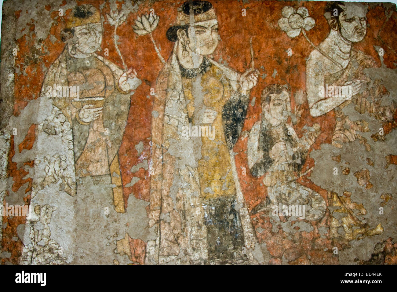 Frescoes from Ancient Sogdian Penjikent at the National Museum of ...