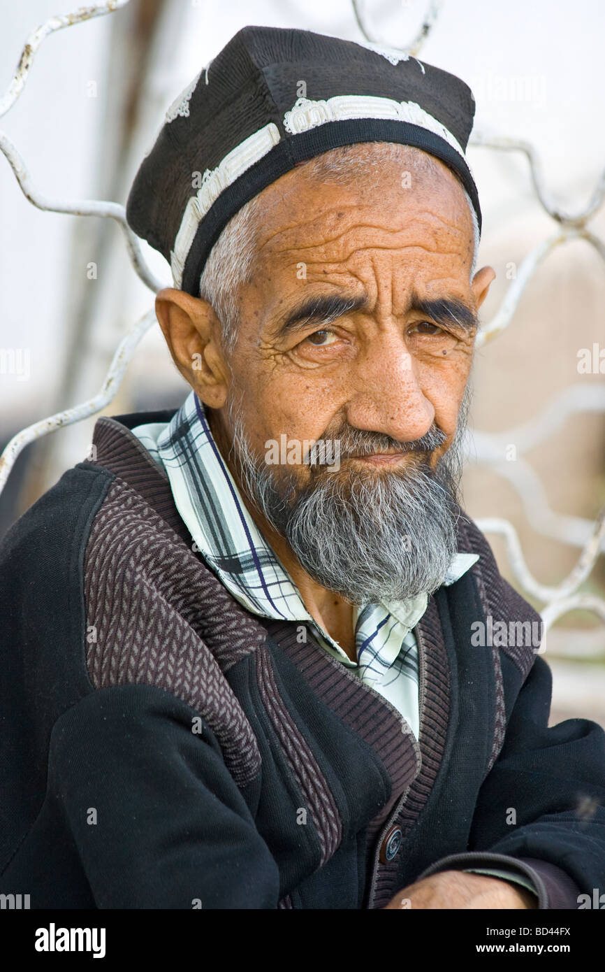 Uzbek Man on the Road from Dushanbe to Khorog Tajikistan Stock Photo ...