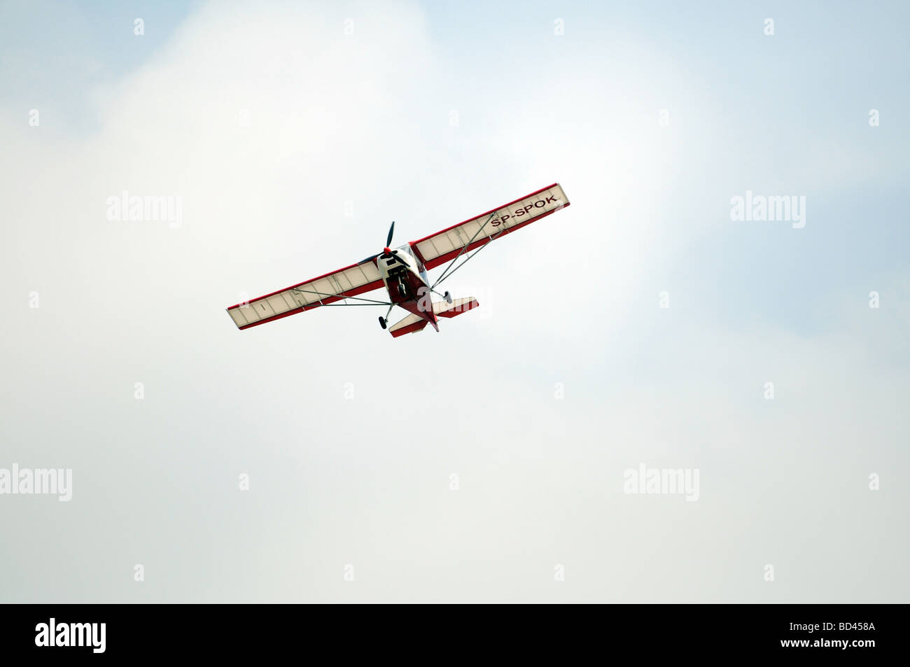 Sky Ranger 912 lightweight plane during exhibit in Warsaw, Poland Stock ...