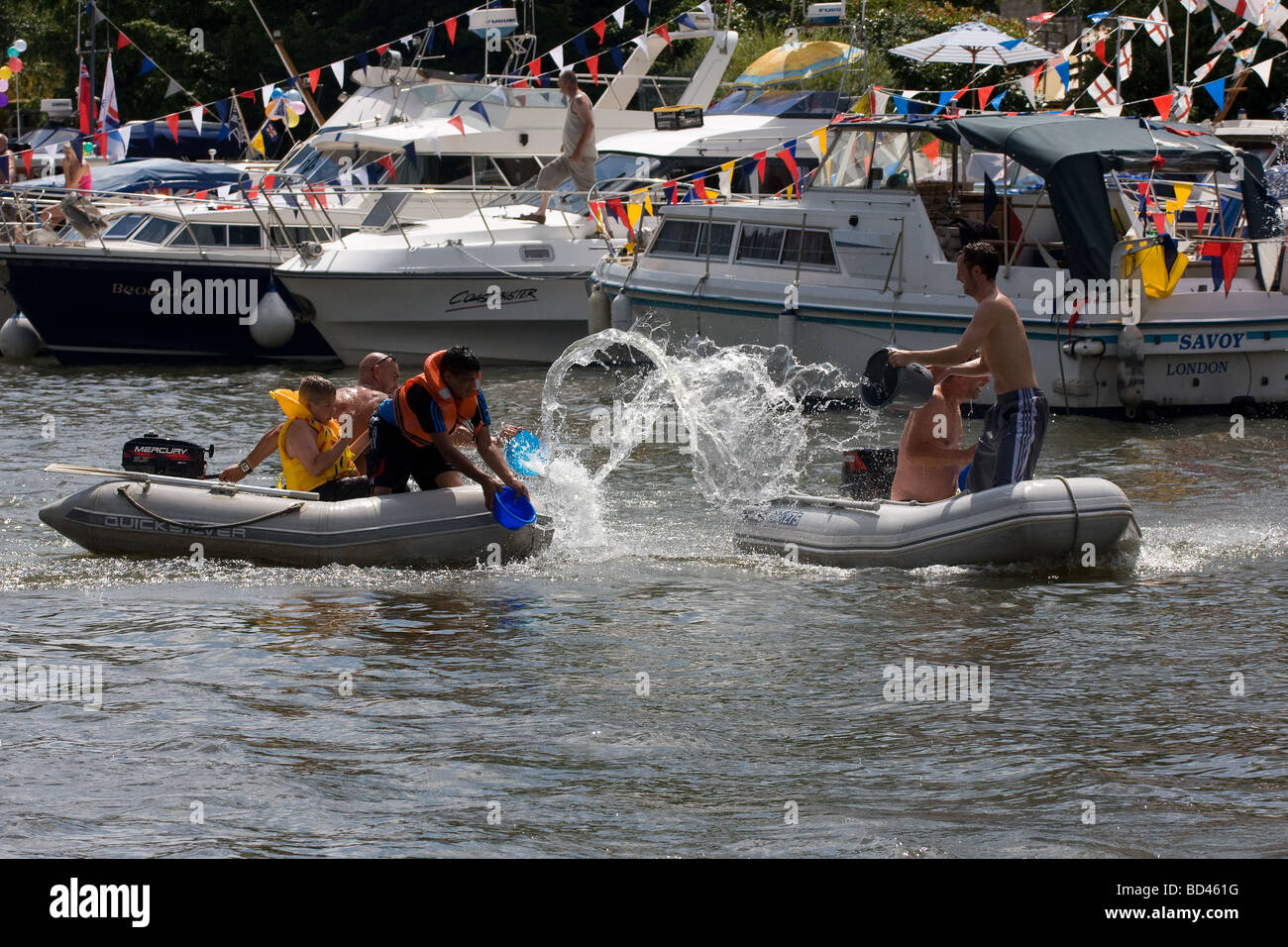 river raft race rowers oars contestants rowing row maidstone festival ...