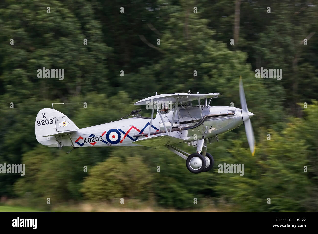 A Hawker Demon of the RAF getting airborne. The worlds only flying ...