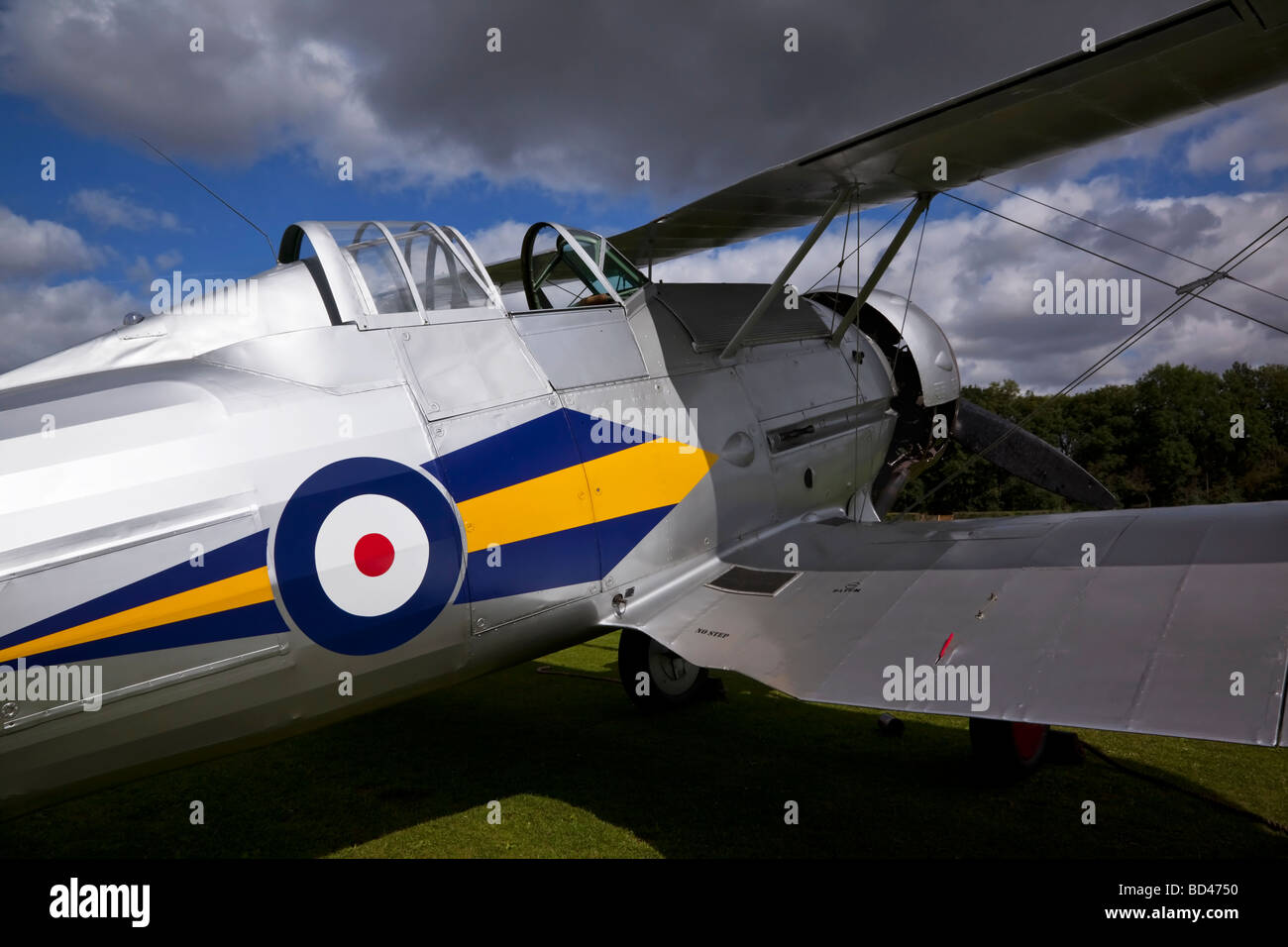 An RAF Gloster Gladiator biplane fighter Stock Photo - Alamy