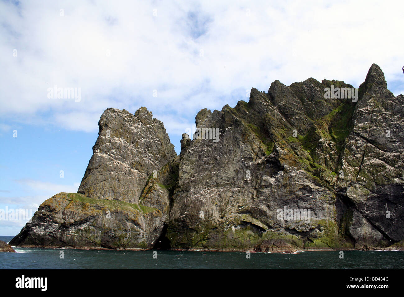 Boreray in St. Kilda Islands in Atlantic Ocean, Scotland Stock Photo ...