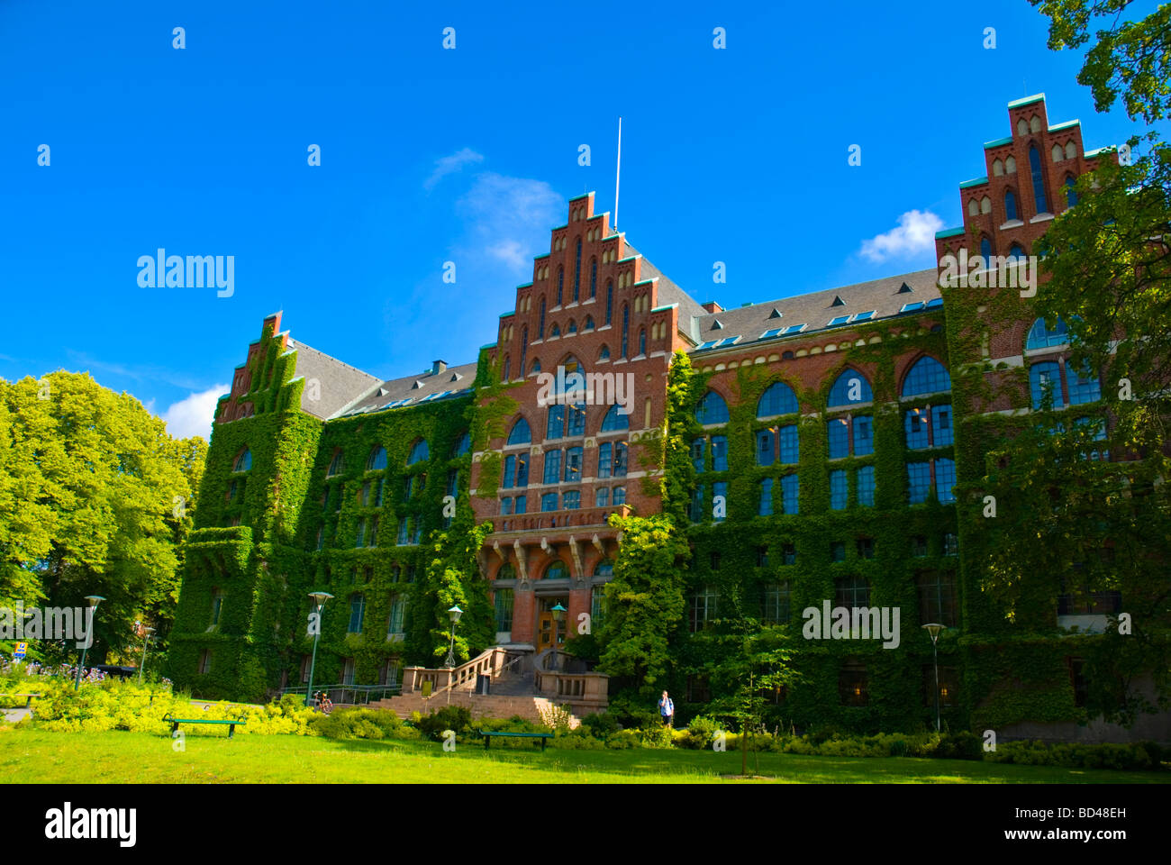 Universitetsbiblioteket the university library in Lund Skåne Sweden ...