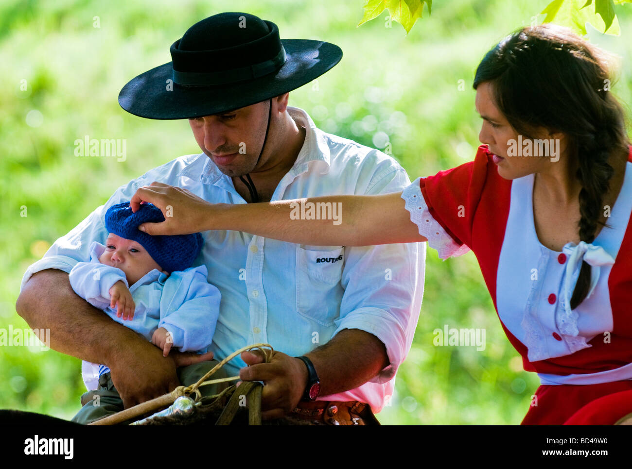 participants in the annual festival of Patria Gaucha in tacuarembo ...