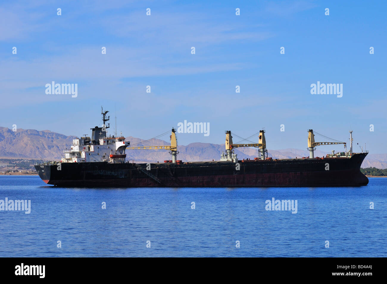 A ship in Aqaba Jordan Stock Photo - Alamy