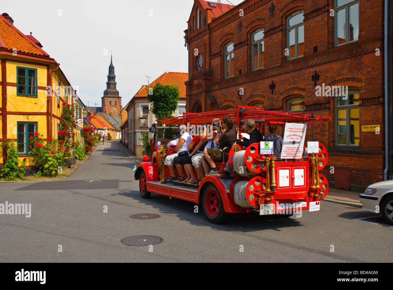 Travel on a fire engine hi-res stock photography and images - Alamy