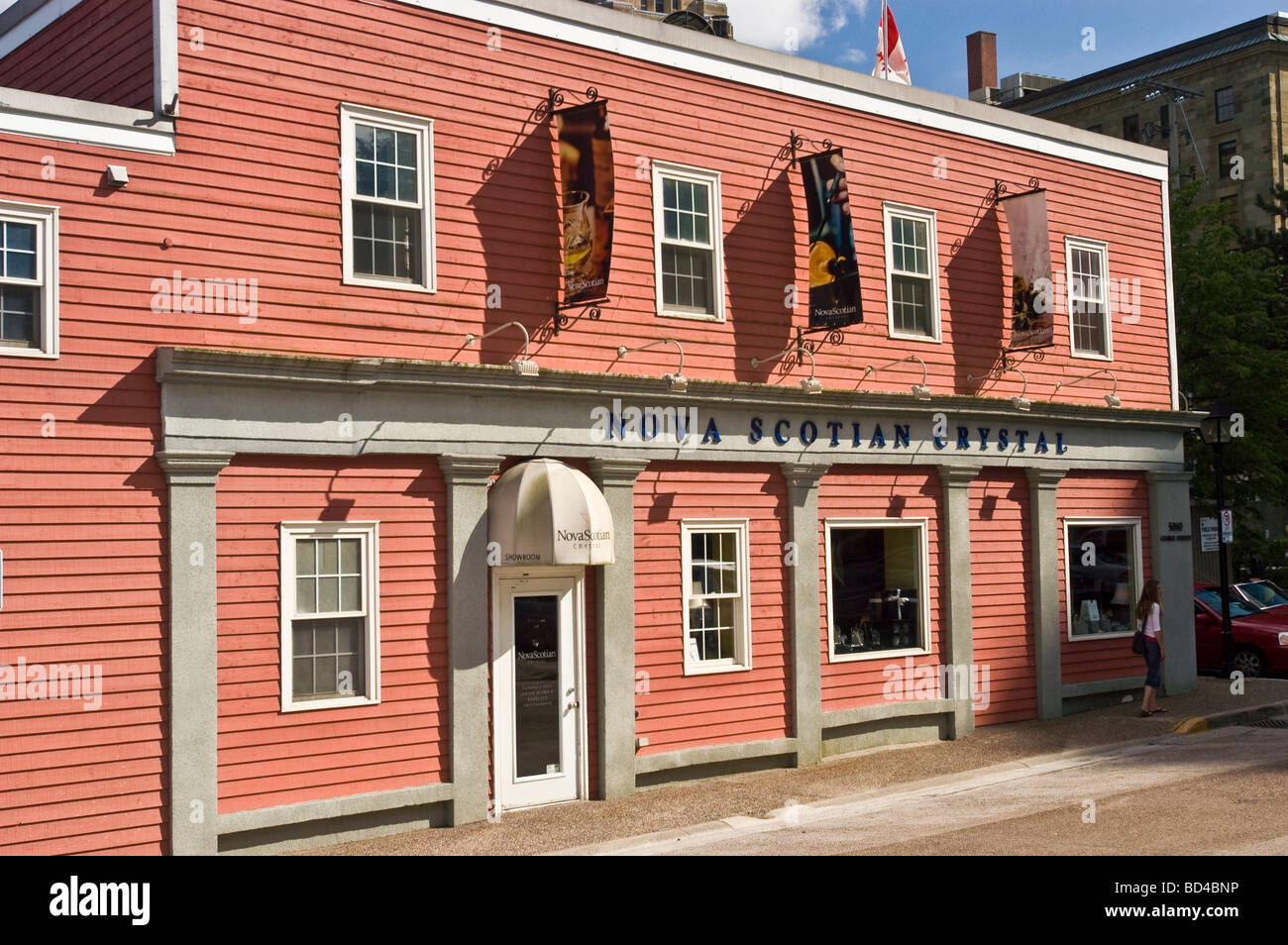 Nova scotian crystals shop in halifax waterfront hi-res stock ...