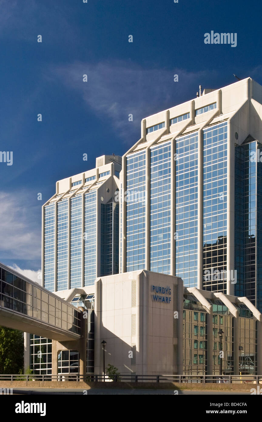 Purdy's Wharf, twin tower, Halifax waterfront architecture, Nova Scotia ...