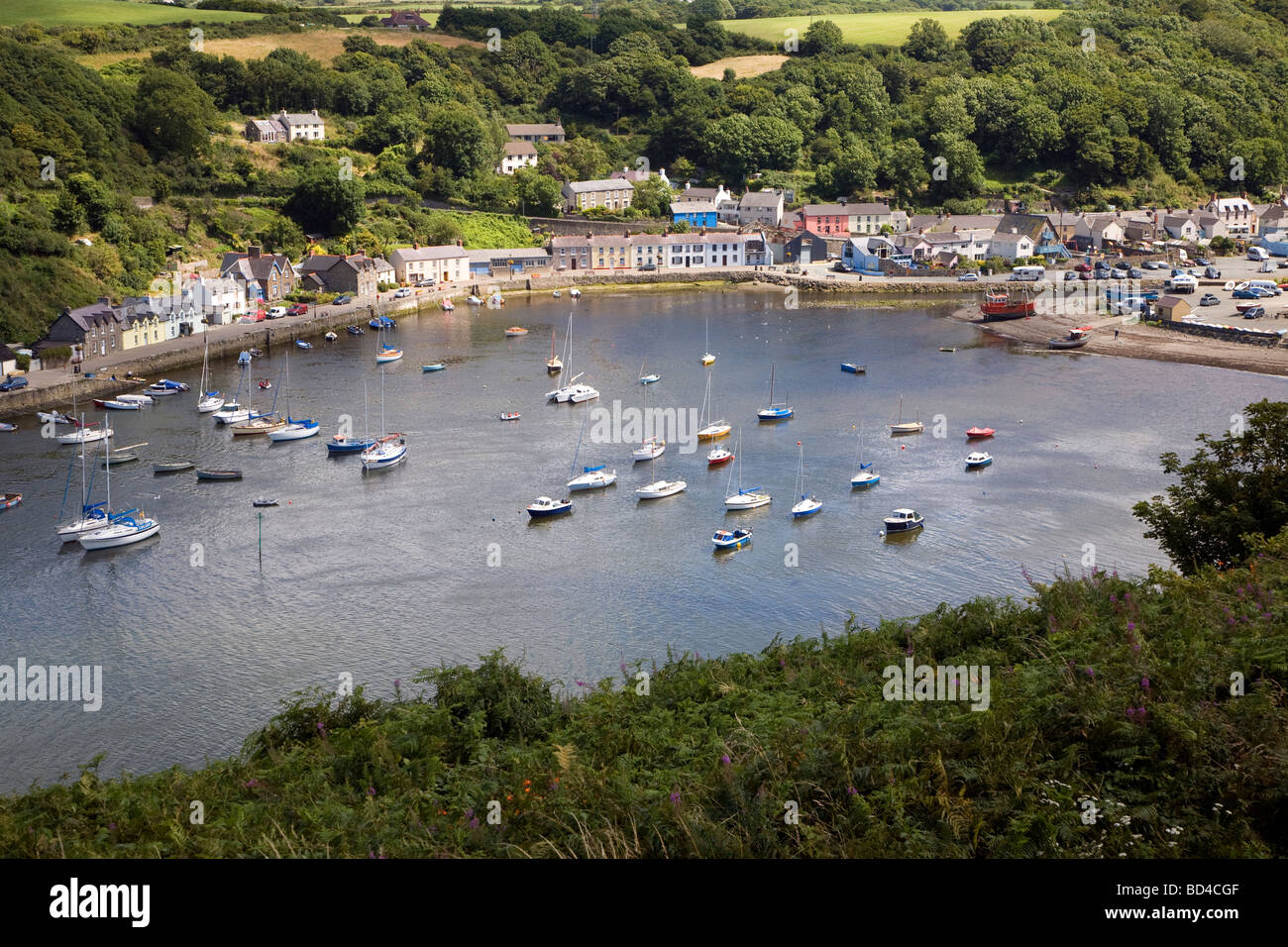 Fishguard harbour Pembrokeshire Wales Stock Photo - Alamy