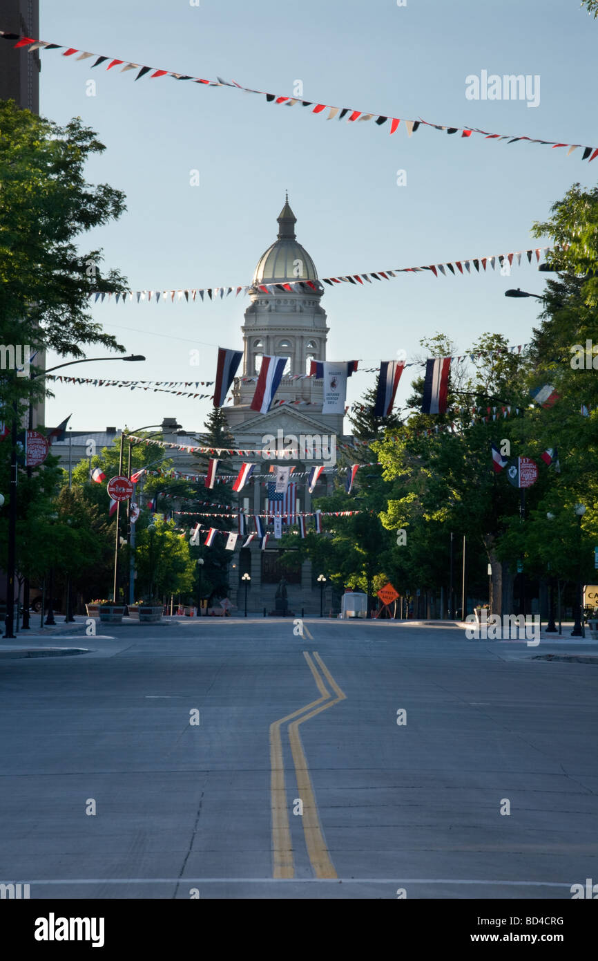 Wyoming State Capitol building in Cheyenne Stock Photo - Alamy