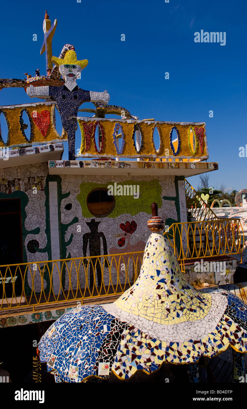 Havana Cuba home of the world famous ceramic artist Jose Fuster with ...