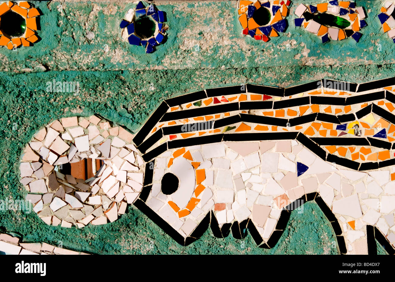 Havana Cuba home of the world famous ceramic artist Jose Fuster with ...