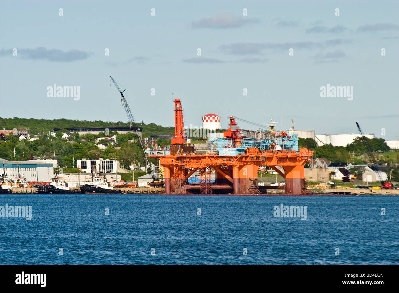 Halifax harbor, port, docs, structures, cranes, ships, Nova Scotia ...