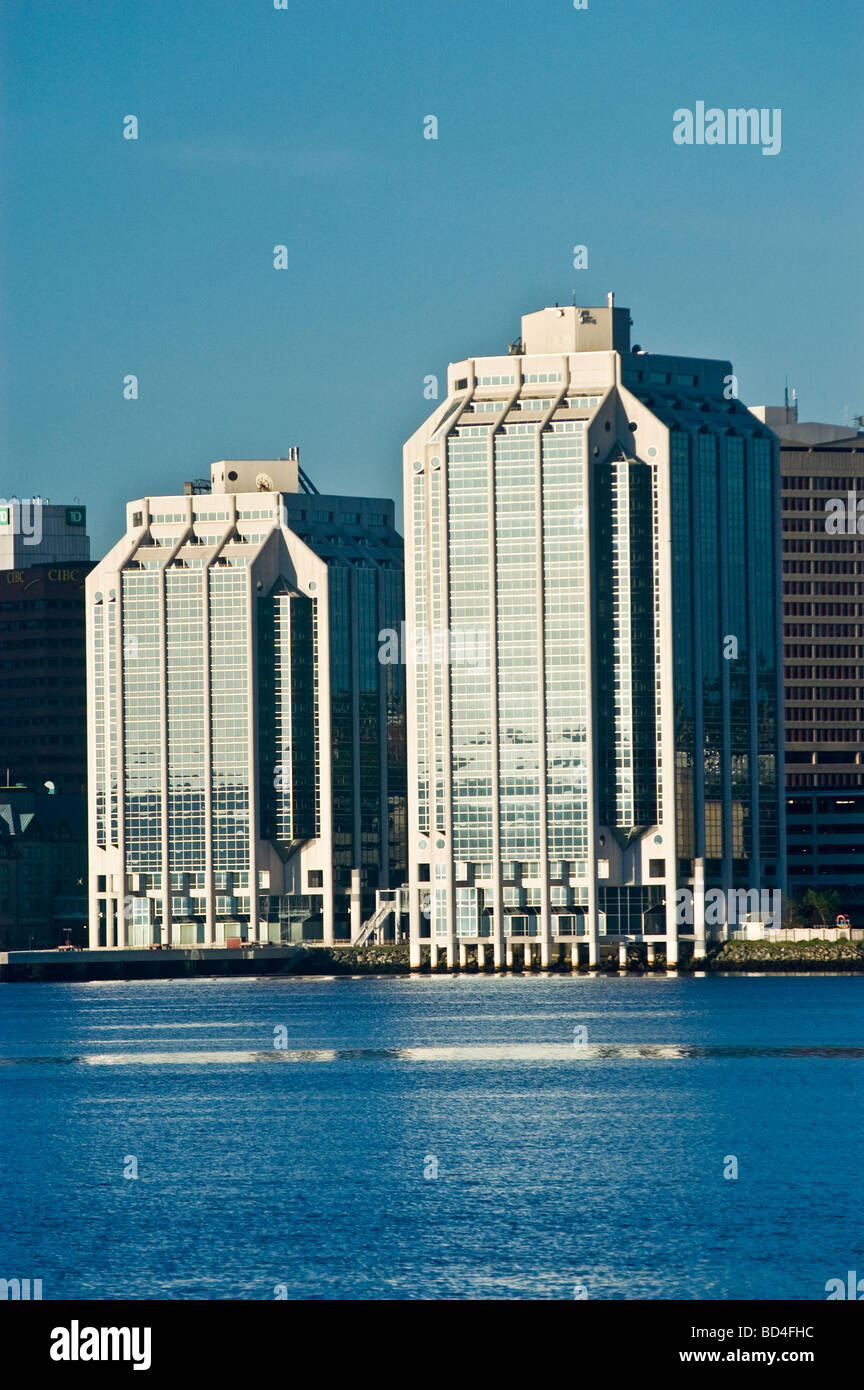 Purdy's Wharf, twin tower, Halifax waterfront architecture, Nova Scotia ...