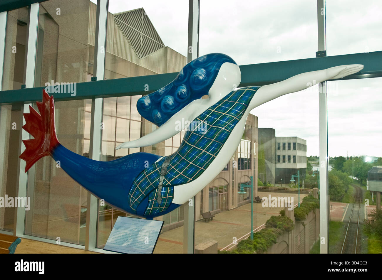 Canadian siren with acer maple tail in Audrey Landing Waterfront in ...