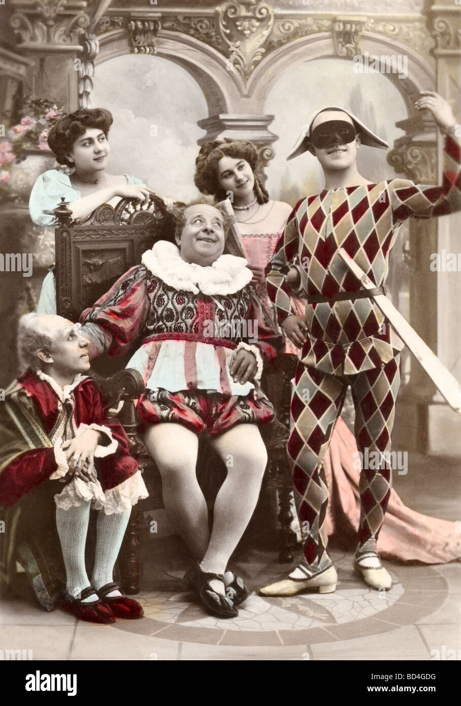 Court jester and king hi-res stock photography and images - Alamy