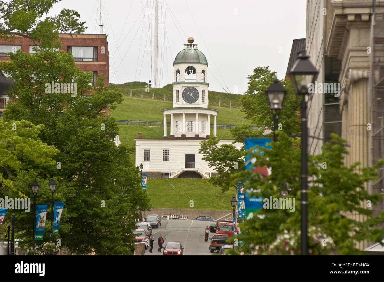 The Town Clock on Citadel Hill, Halifax, Nova Scotia, Canada Stock ...