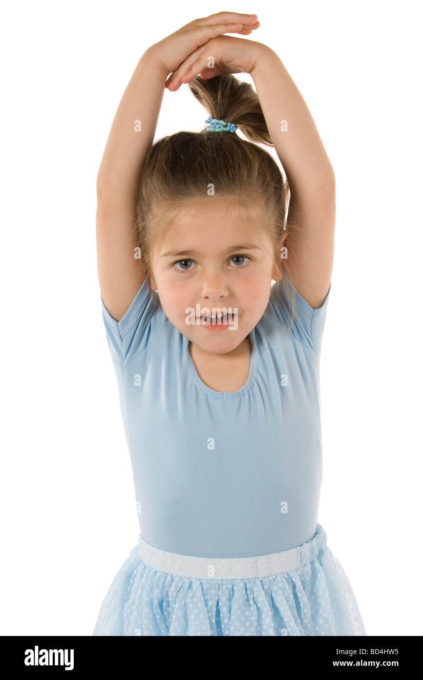 Young girl in ballet pose Stock Photo - Alamy
