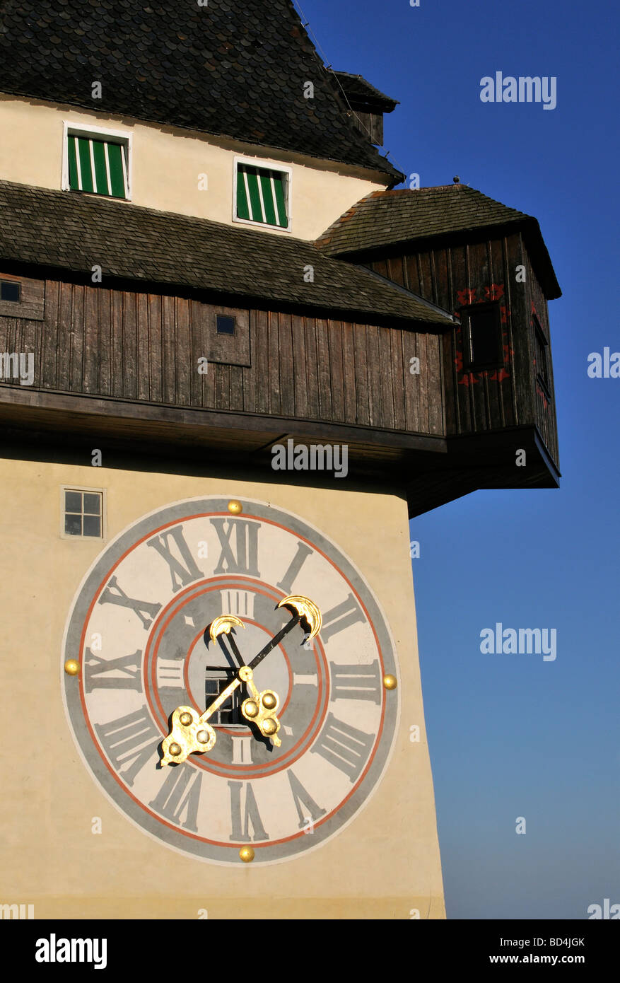 Grazer clock tower hi-res stock photography and images - Alamy