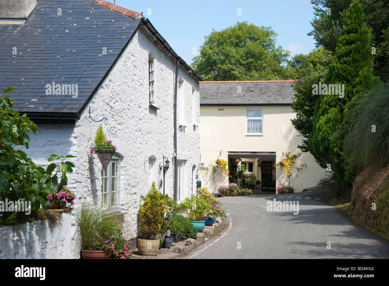 Views of Lerryn Cornwall Stock Photo - Alamy