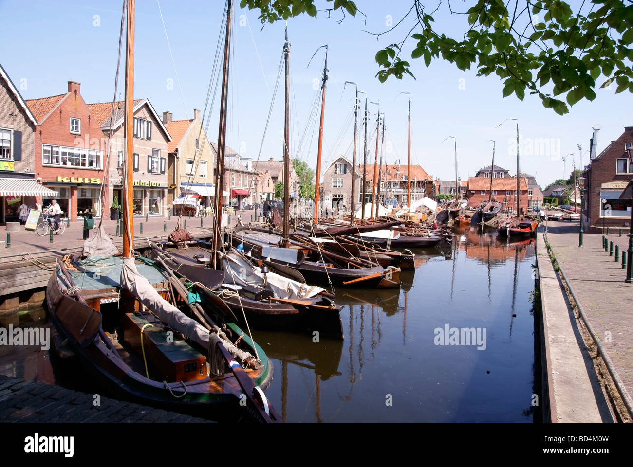 Old dutch sailing boats at Spakenburg Stock Photo - Alamy
