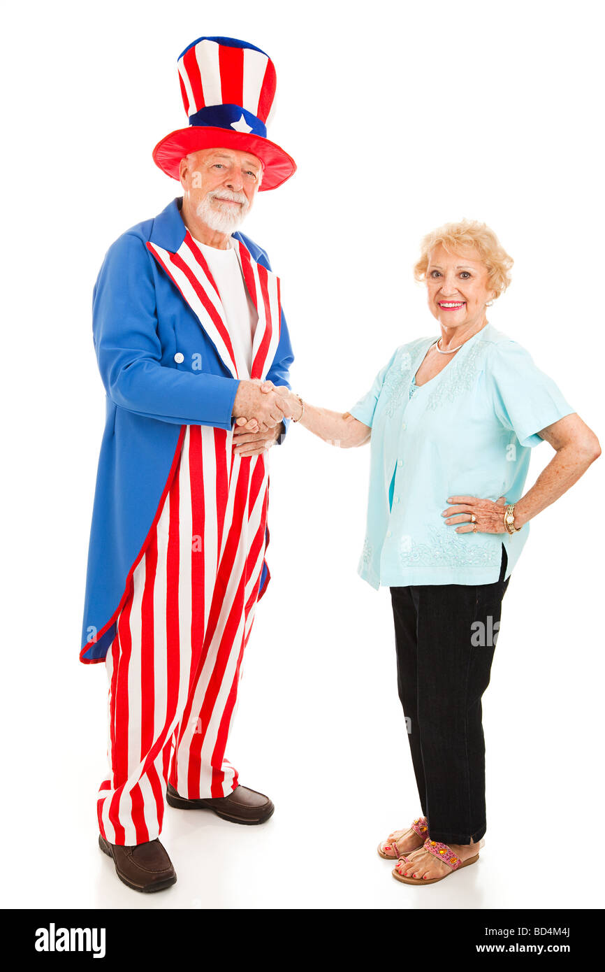 Uncle sam smiling hi-res stock photography and images - Alamy