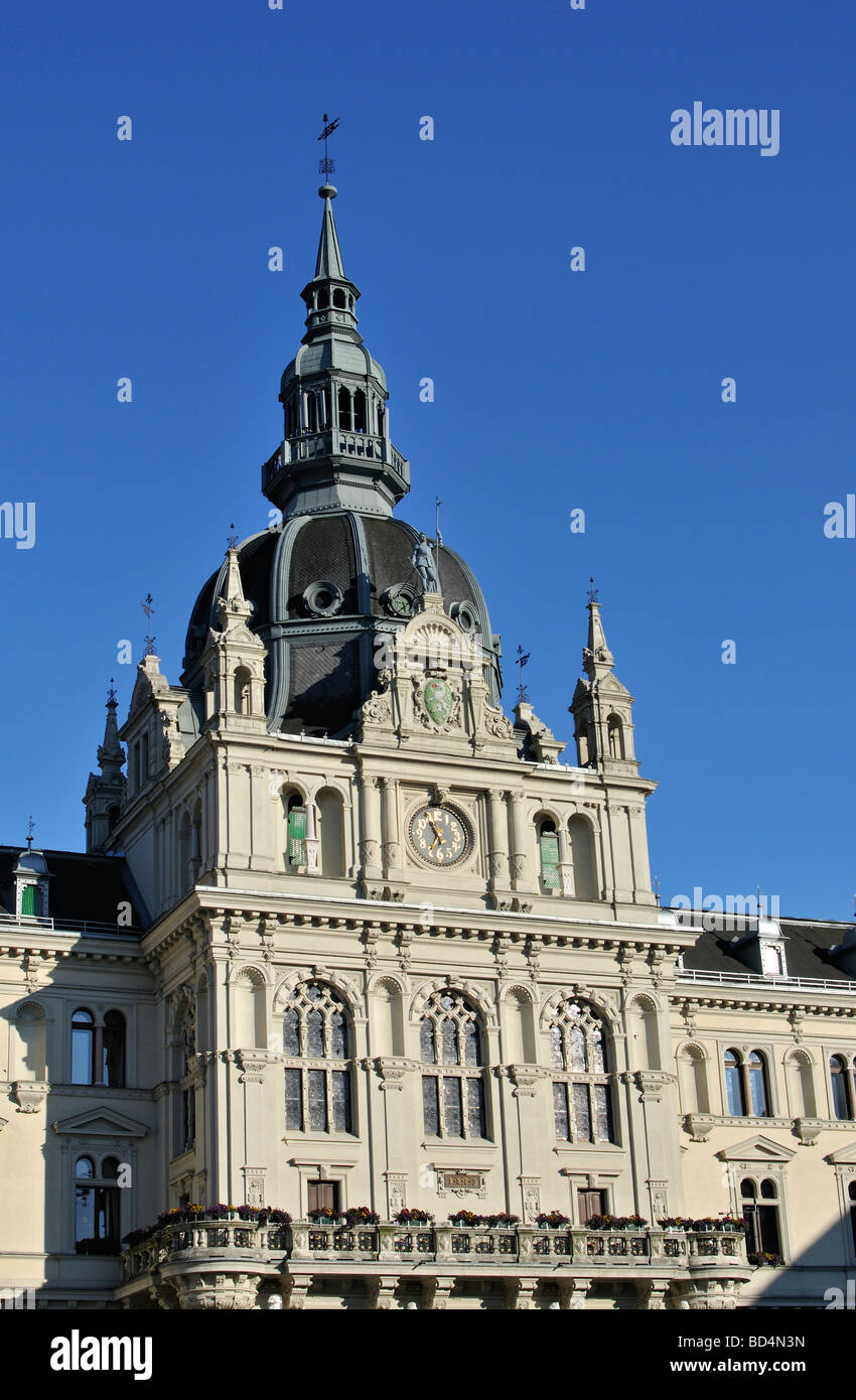 Facade Detail Rathaus Town Hall Graz Austria Stock Photo - Alamy