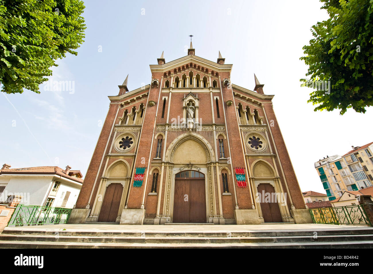 asti san pietro church Stock Photo - Alamy
