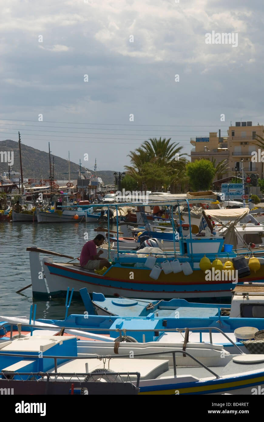 Harbour mediterranean crete hi-res stock photography and images - Alamy