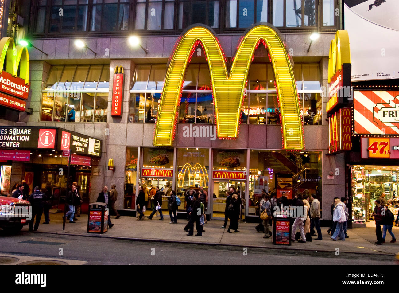 MC Donald's, Times Square, Manhattan, New York City, USA Stock Photo ...