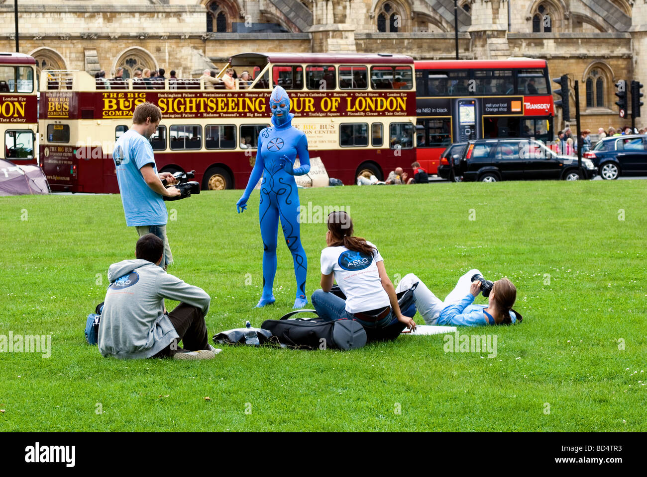 Crew in Central London Stock Photo - Alamy