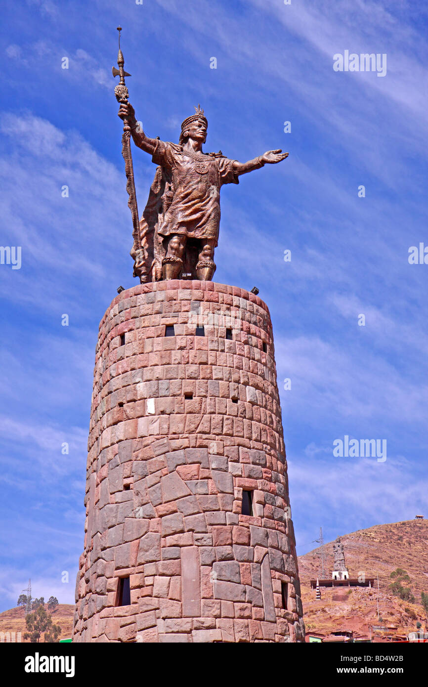 Statue inca pachacutec yupanqui cuzco hi-res stock photography and ...