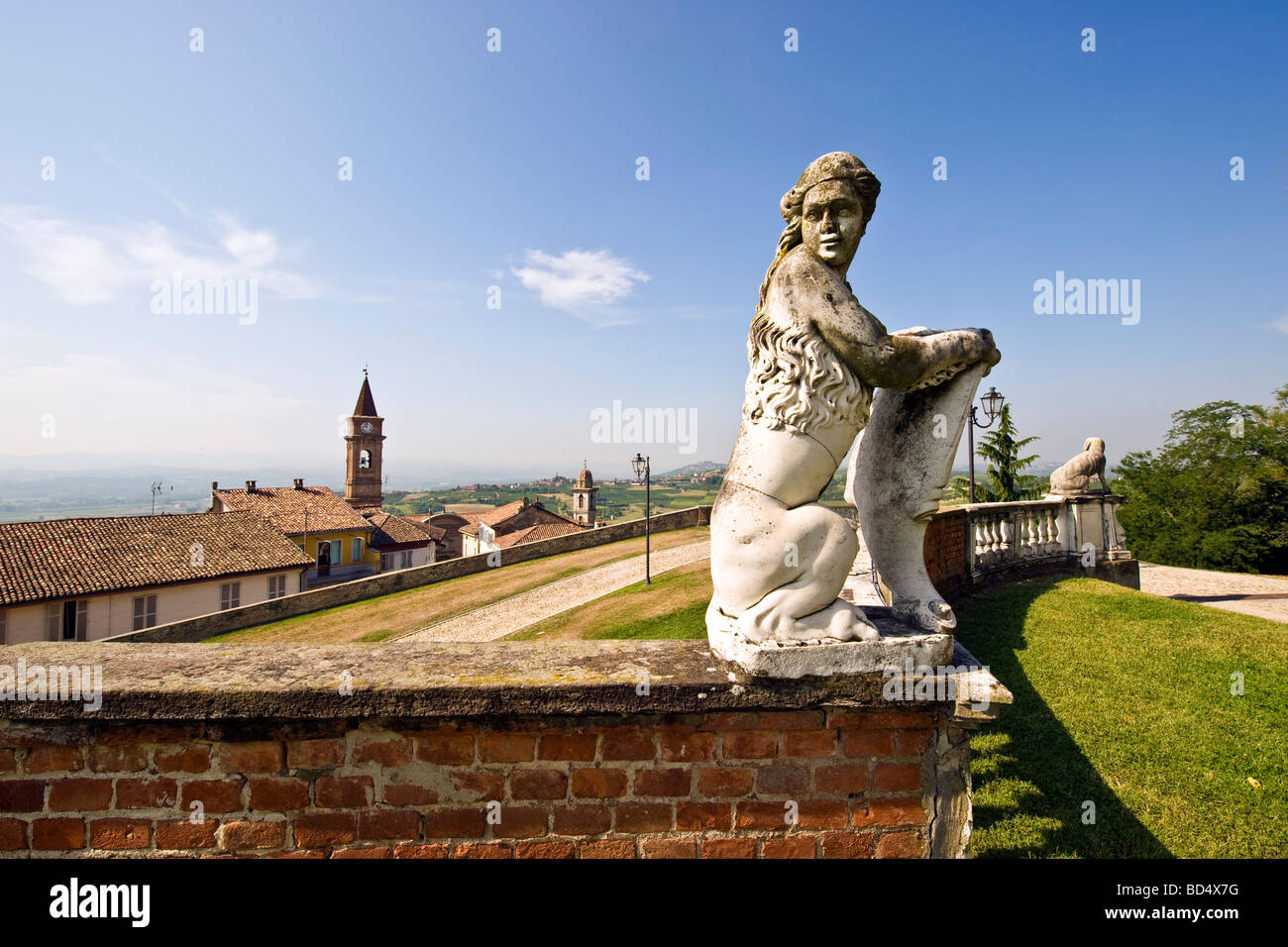 langhe province of cuneo govone castle Stock Photo - Alamy