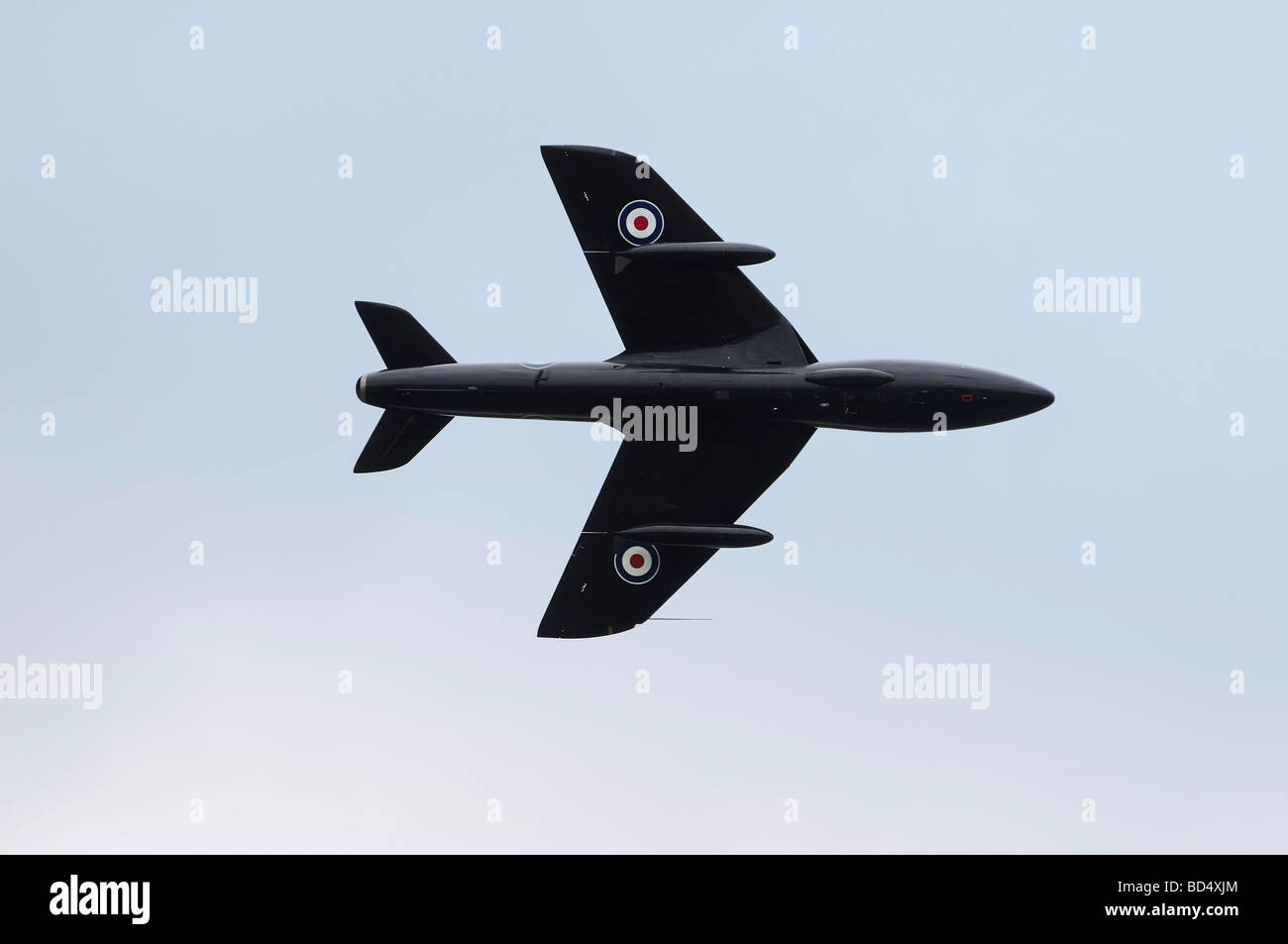 Hawker Hunter jet aircraft Stock Photo - Alamy